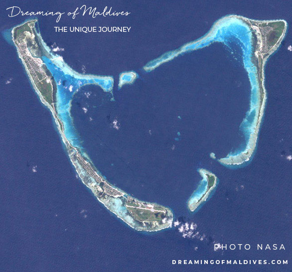 The Story of the formation of Maldives Atolls and Islands illustrated