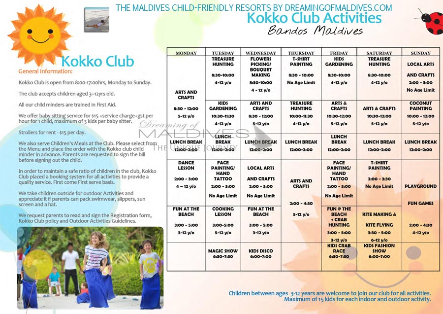 The Best Child-friendly Resorts in Maldives, all the Kids-clubs ...