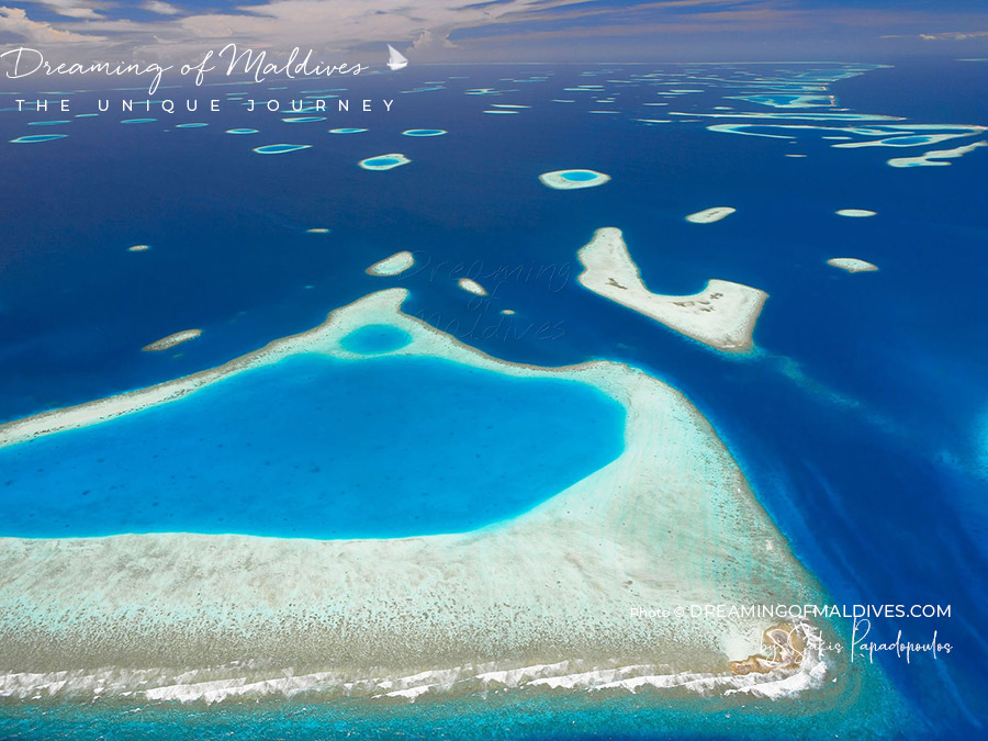 Aerial view Maldives - Dreaming of Maldives