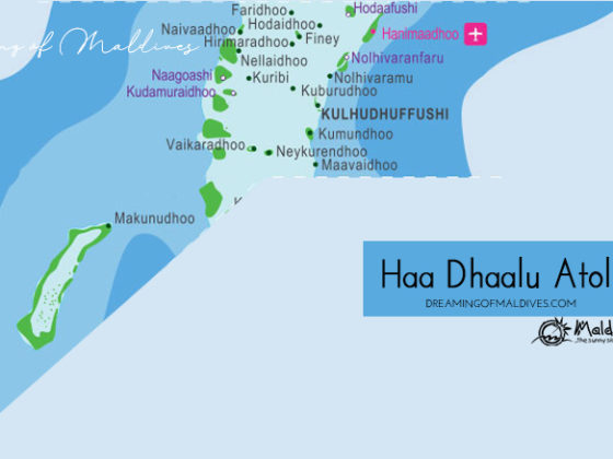Maps of Resorts Islands and Atolls in Maldives